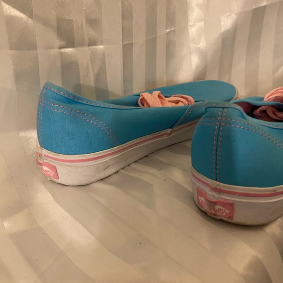 Vans | Shoes | Pink And Blue Vans Shoes | Poshmark